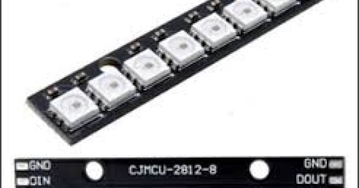 MODULO LINHA DE 8 LEDs RGB WS2812 5050