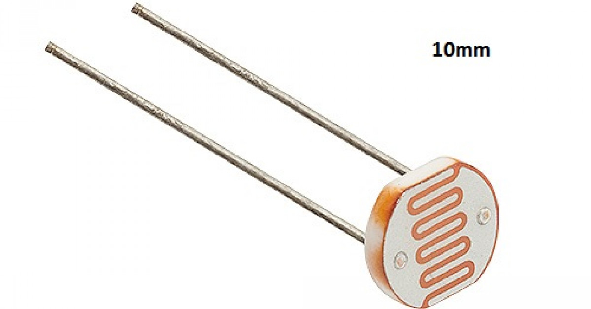 SENSOR DE LUMINOSIDADE LDR 10MM
